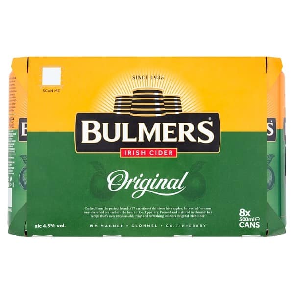Bulmers Cans 8 Pack (500 ml) - Off The Bridge